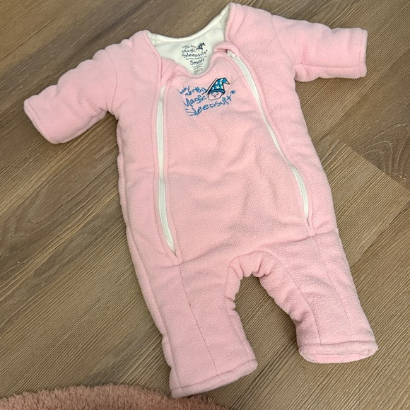 Baby Merlin’S Magic Sleepsuit | Pajamas | Nwot Pink Baby Merlins Magic ...